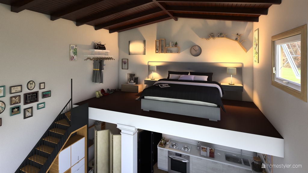 One room- house design ideas & pictures (37 sqm)-Homestyler