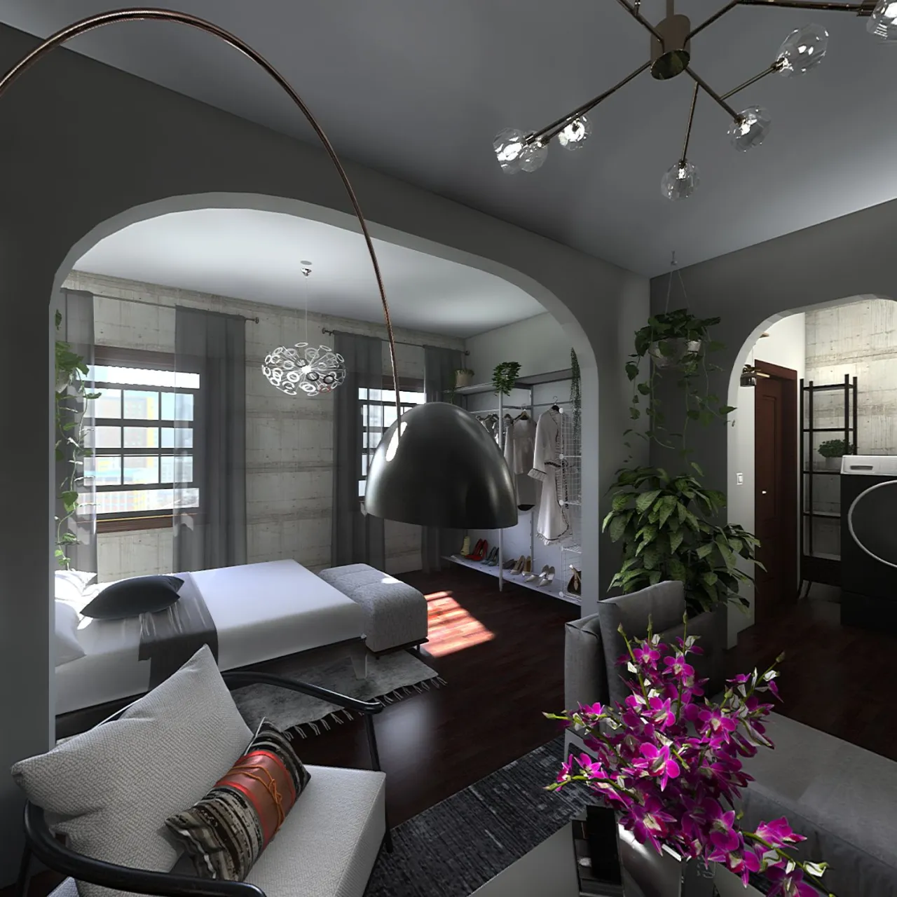 400sq,ft studio created by Purvja Bhandari on Homestyler