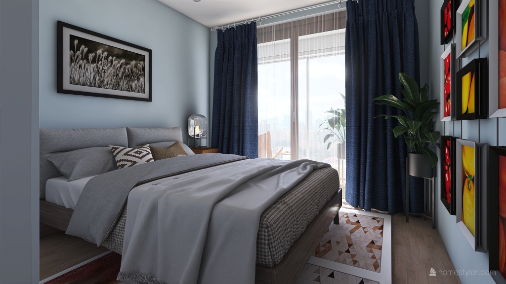 2 bedroom condo design ideas & pictures (72 sqm)-Homestyler