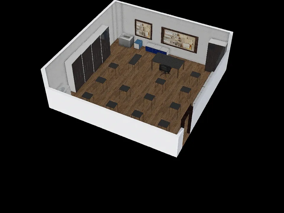 forensics room 107 created by Megan Otani on Homestyler