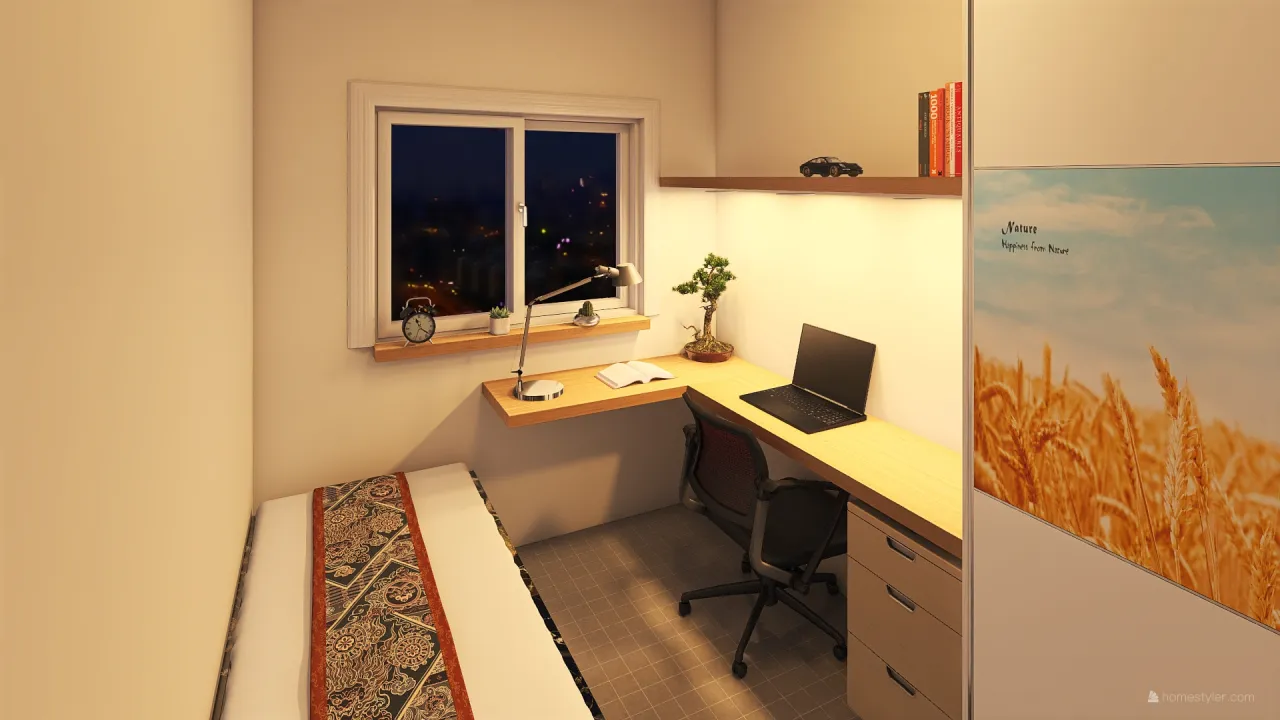 3x2 Tiny Bedroom created by José Eduardo on Homestyler