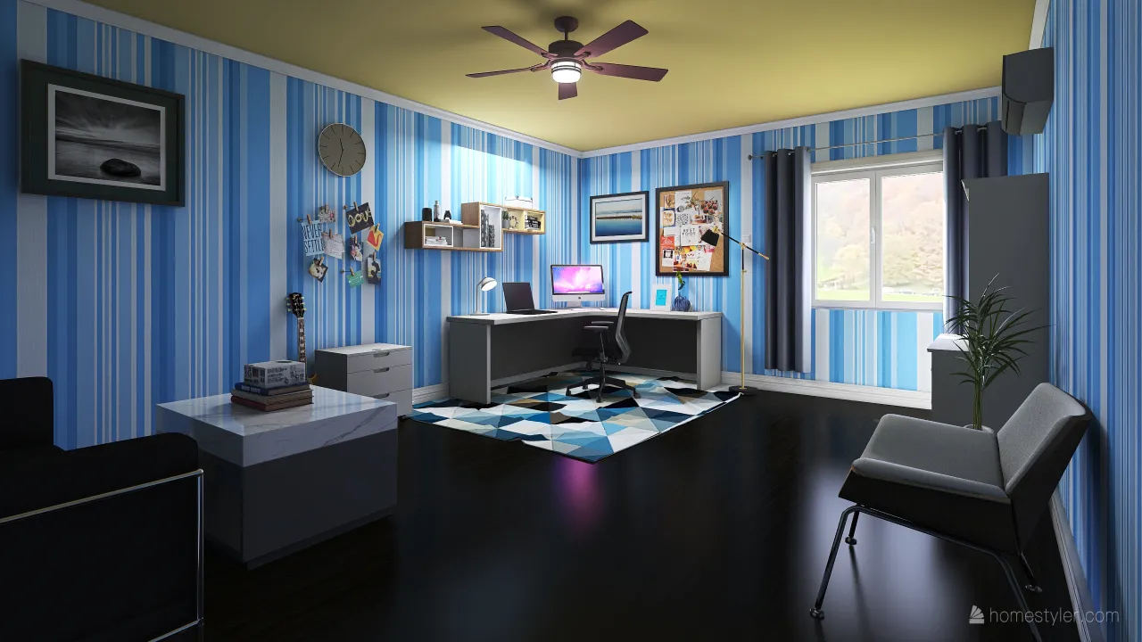 Home office Room created by Hans O on Homestyler