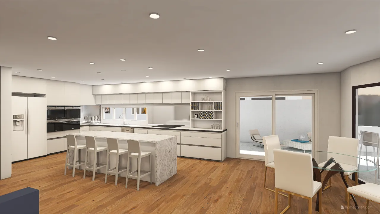 Balcony Kitchen Large Option 3A created by S A on Homestyler